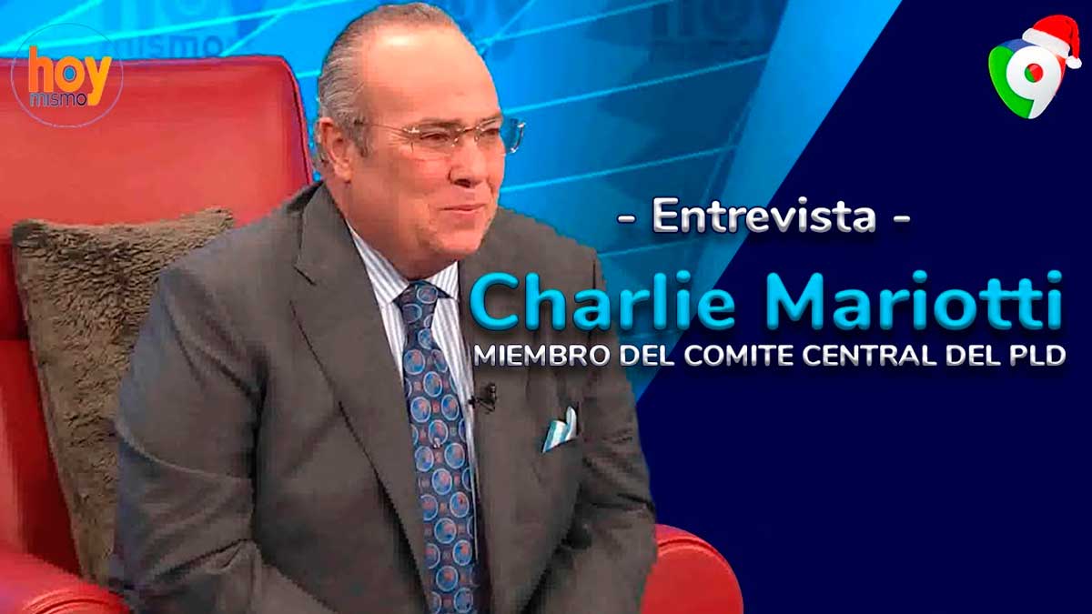 Charlie Mariotti: Secretario General del PLD no puede aspirar a cargos