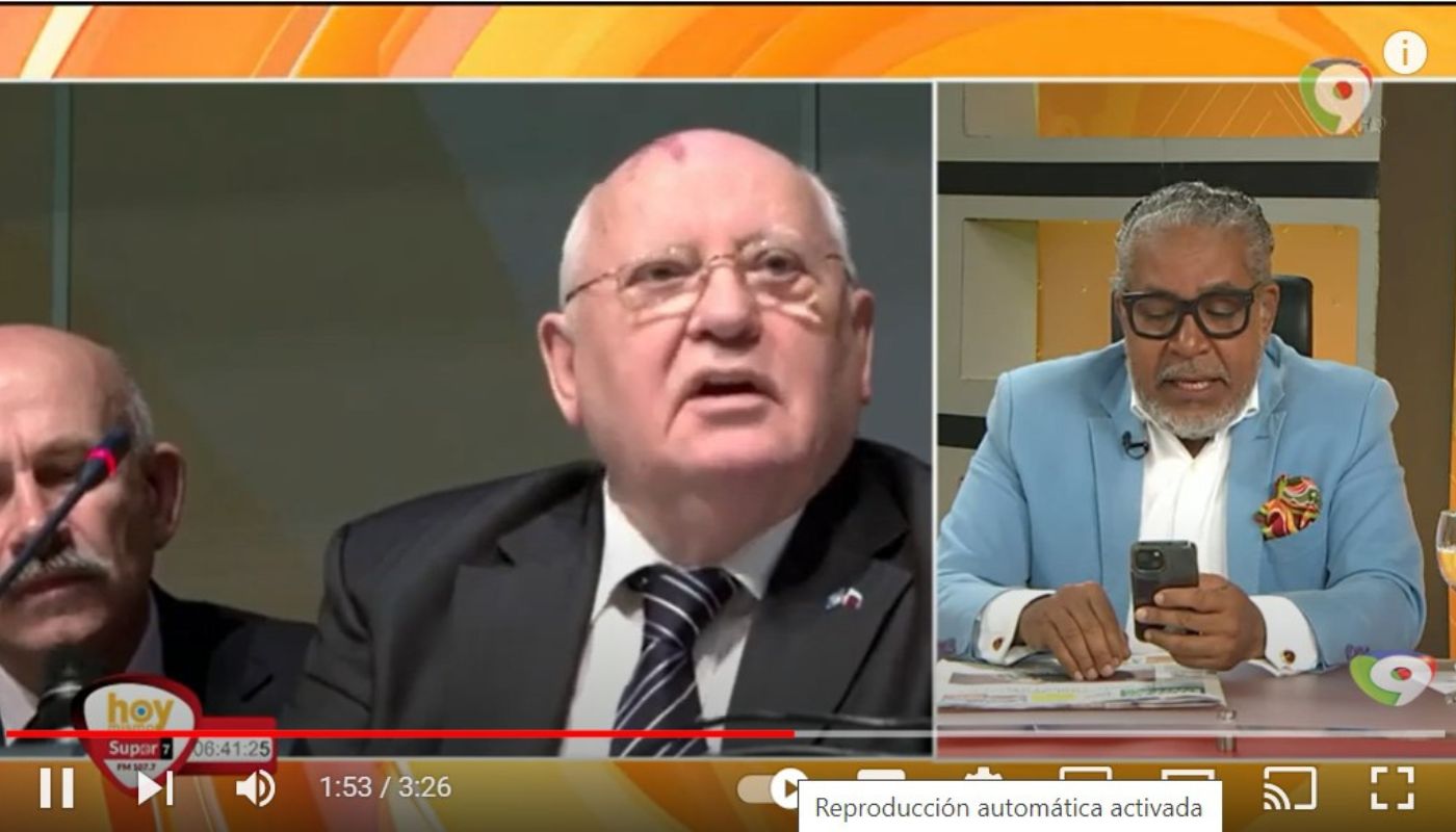 Fallece el último líder de unión soviética Mijaíl Gorbachov | Hoy Mismo ...