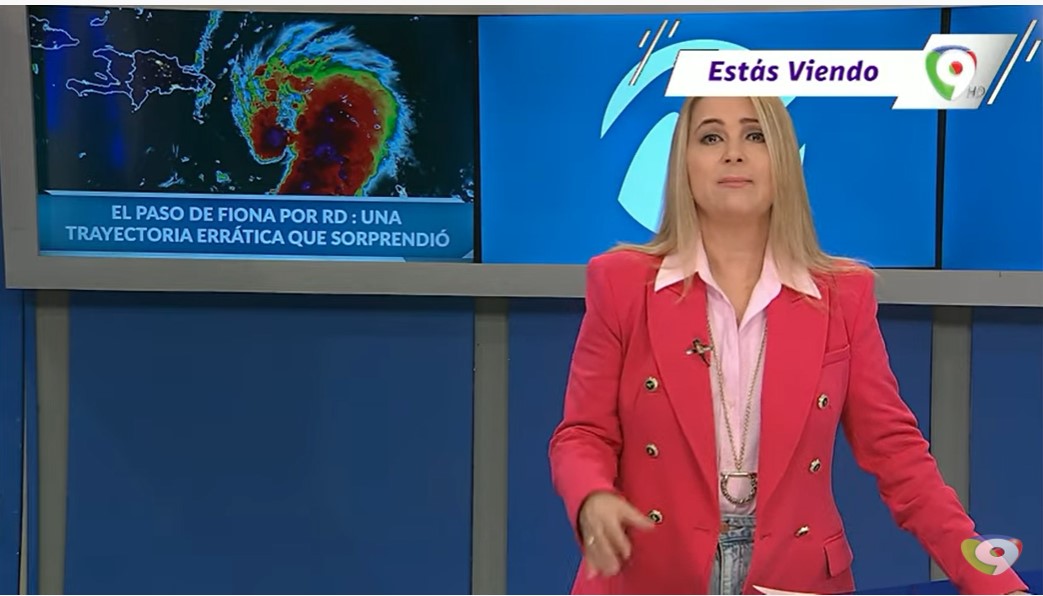 El Paso de Fiona por RD: Una trayectoria errática que sorprendió ...