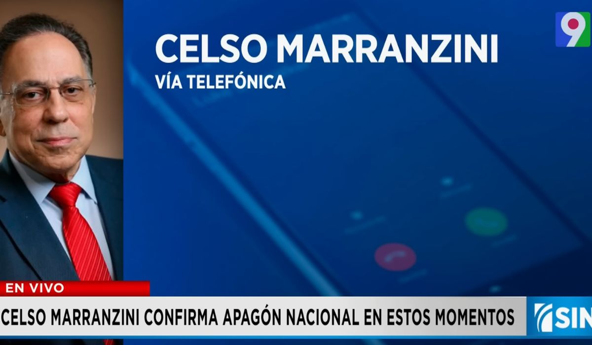 Celso Marranzini confirma apagón nacional - Color Visión