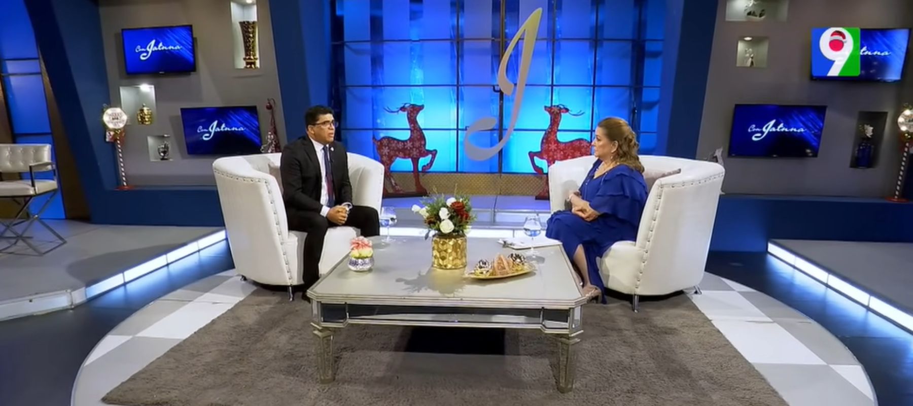 Dio Astacio Alcalde de Santo Domingo Este en Con Jatnna - Color Visión