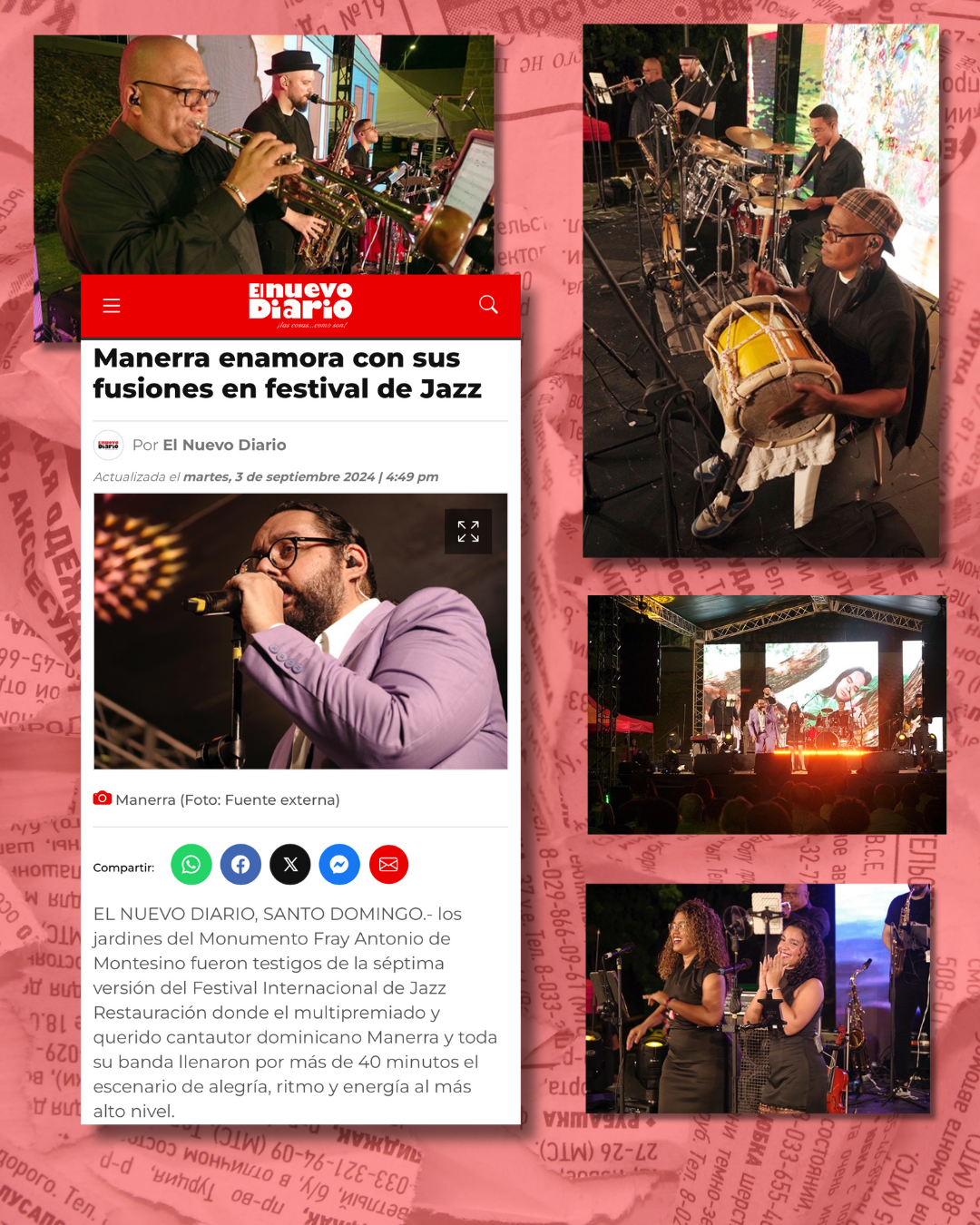 Manerra enamora con sus fusiones en festival de Jazz - Color Visión
