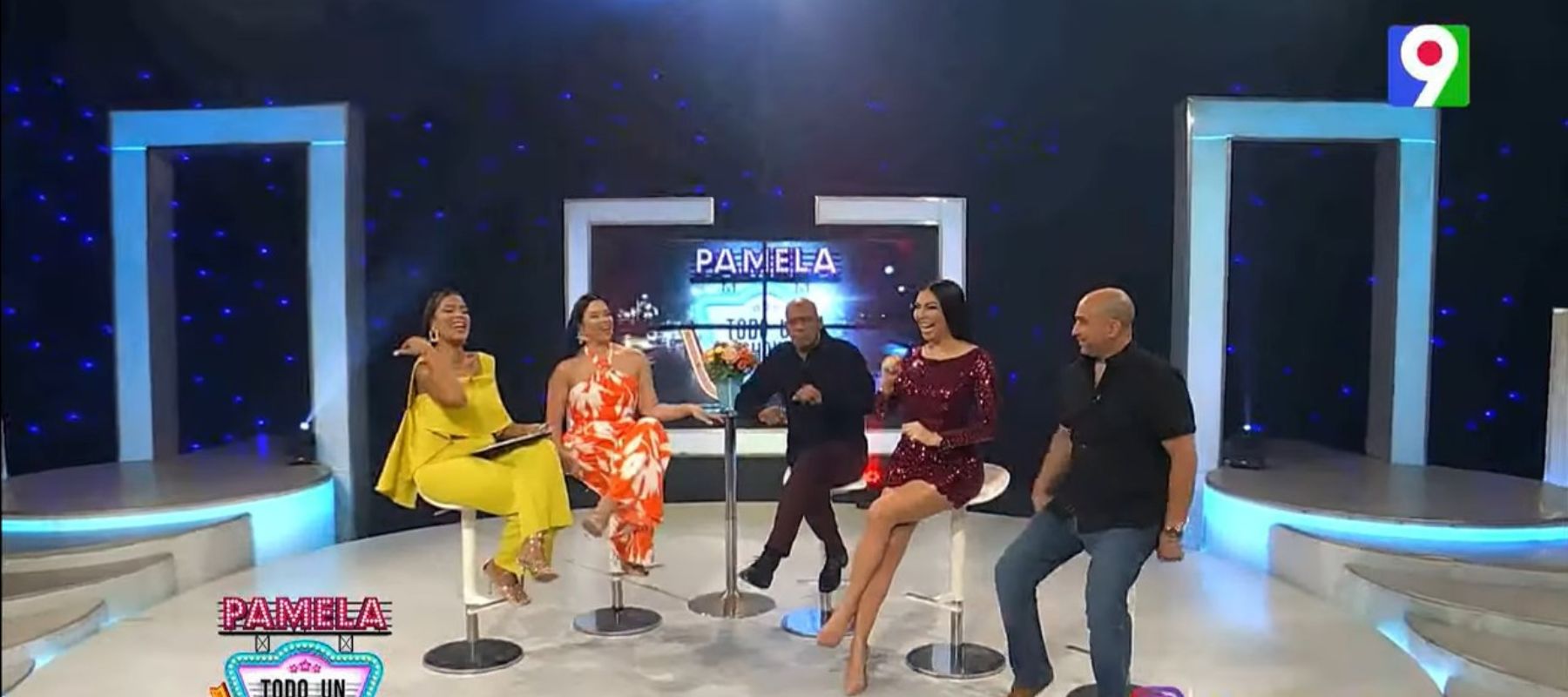 Pamela de León, Angélica Ureña, Beba Rojas, Irving Alberti y Orestes ...